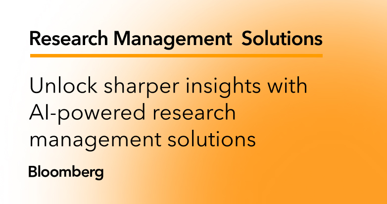 Research Management Solutions | Bloomberg Professional Services