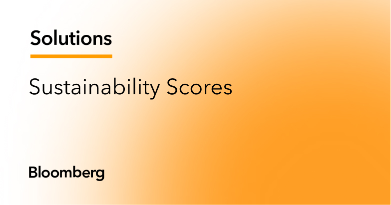 Sustainability Scores | Bloomberg Professional Services