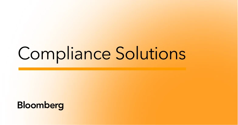 Trading & Investment Compliance Solutions | Bloomberg Professional Services