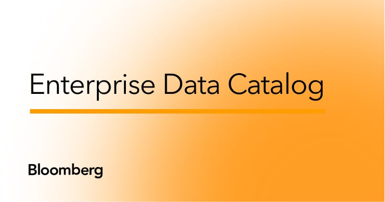 Enterprise Data Catalog | Bloomberg Professional Services
