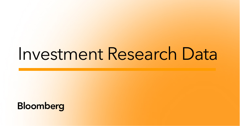 Investment Research Data | Bloomberg Professional Services
