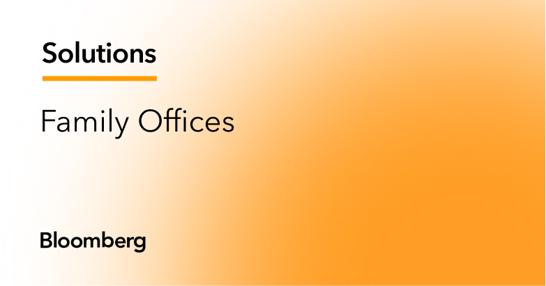 Family Office Solutions | Bloomberg Professional Services