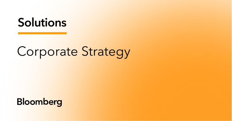 Corporate Strategy | Bloomberg Professional Services
